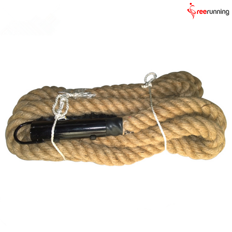 Hemp Crossfit Climbing Ropes With Eyelet LOGO Printed Crossfit Climbing ...