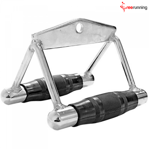 Non Slip Handle And 360° Steel Swivel D Low Row Handle Pulley Bar ...